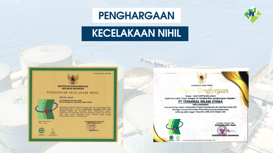 Penghargaan Kecelakaan Nihil 2022 - Terminal Nilam Utara